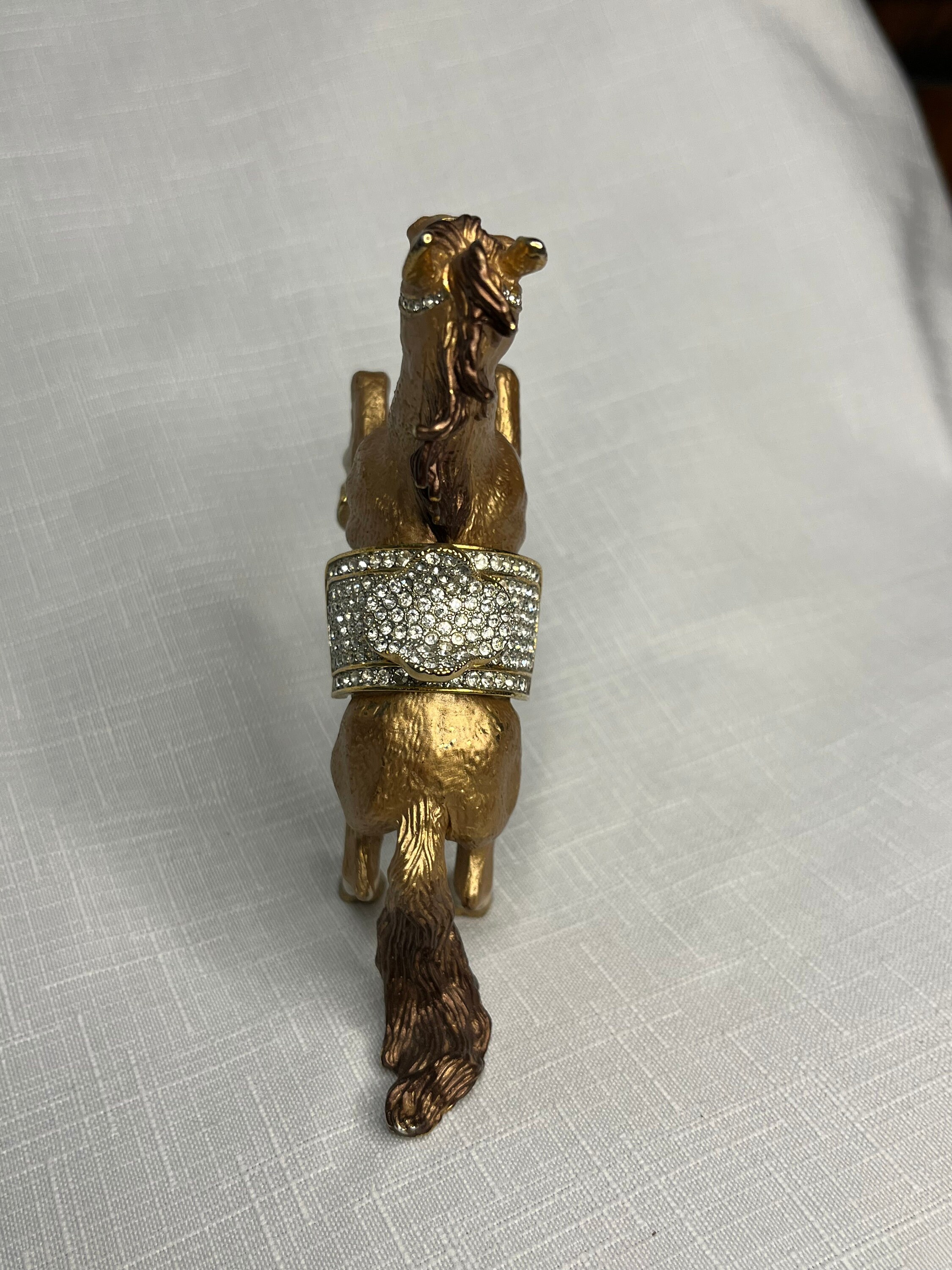 Rucinni Horse Trinket Box, Swarovski Crystals, Rearing Horse - Etsy