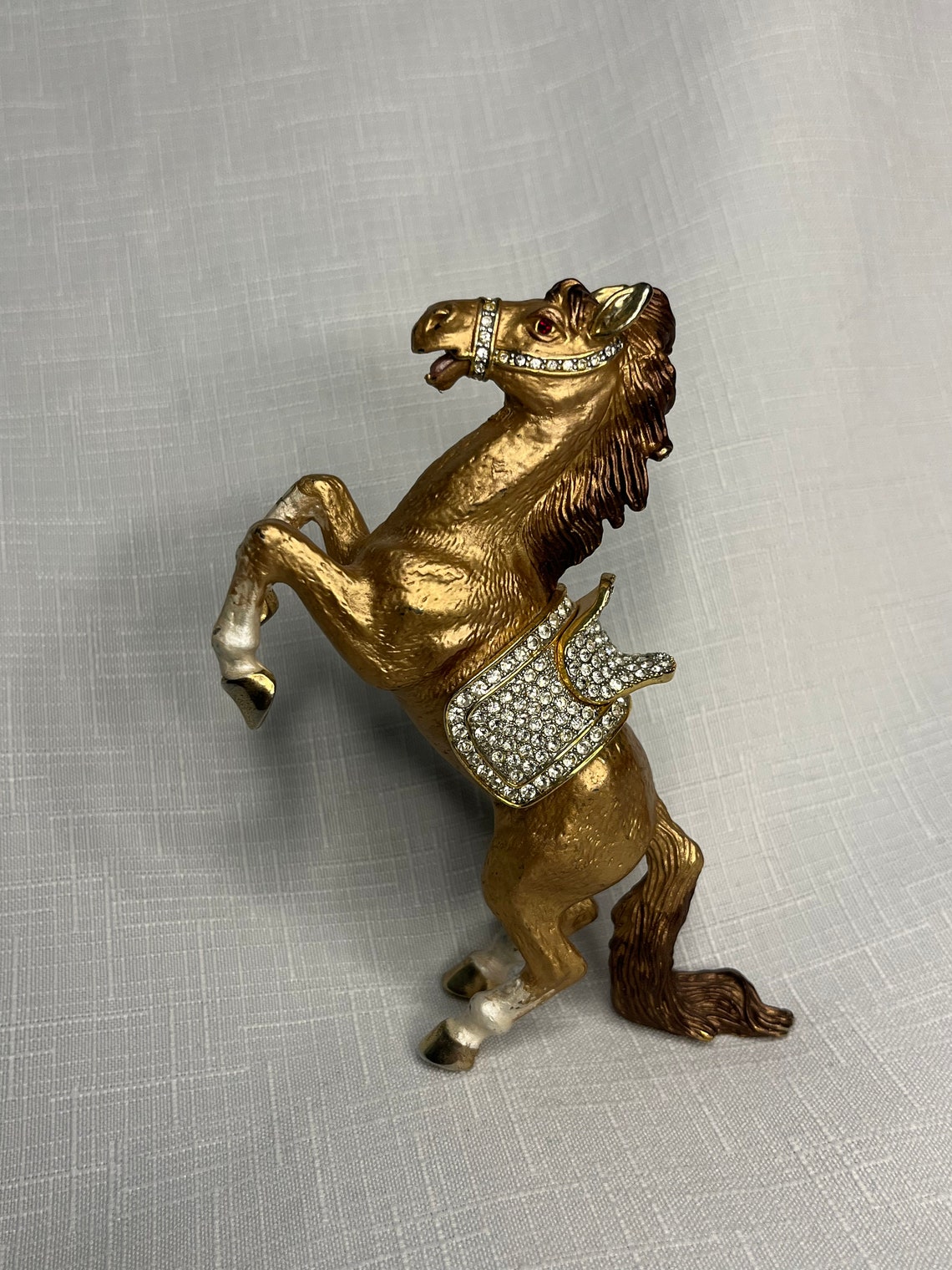 Rucinni Horse Trinket Box, Swarovski Crystals, Rearing Horse - Etsy