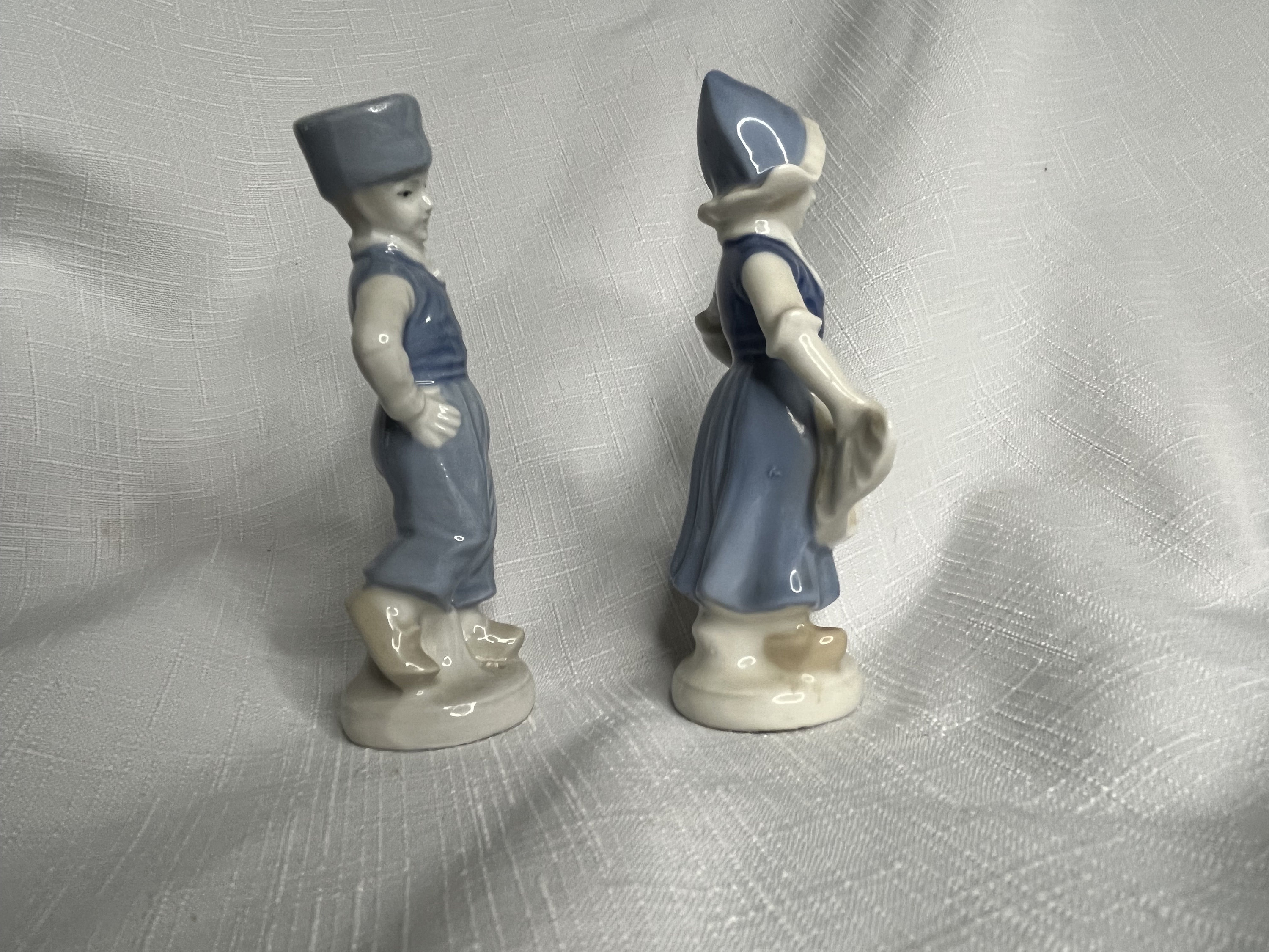 Vintage Delft Blue Dutch Boy and Girl Porcelain Figurines, 2086 and ...