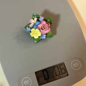 Staffordshire, Cara China, Flower Brooch - Etsy