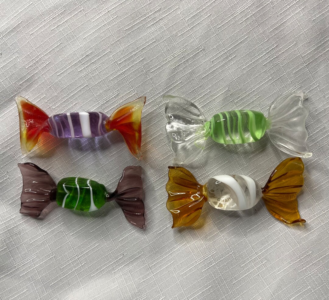 Handmade in Murano Italy Glass Candies, Original Stickers - Etsy
