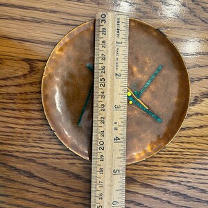 Vintage Copper Enamel Plate, Dekor Zagreb, Rucni Rad, Shapes - Etsy