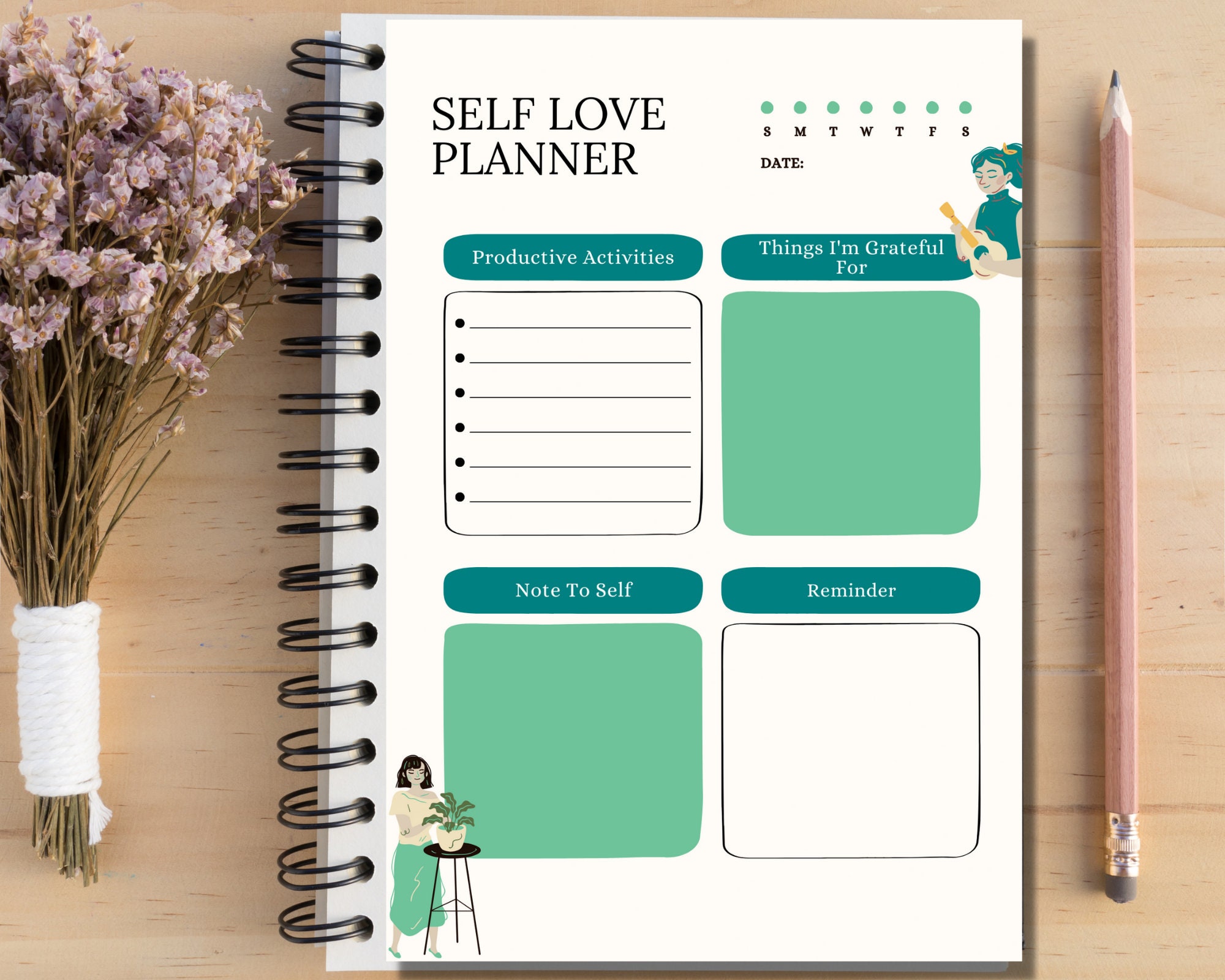 Self-love Journal Digital PDF, Self Love, Undated Self Care Assessment ...