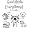 God Made Everything Christian Coloring Book - Etsy
