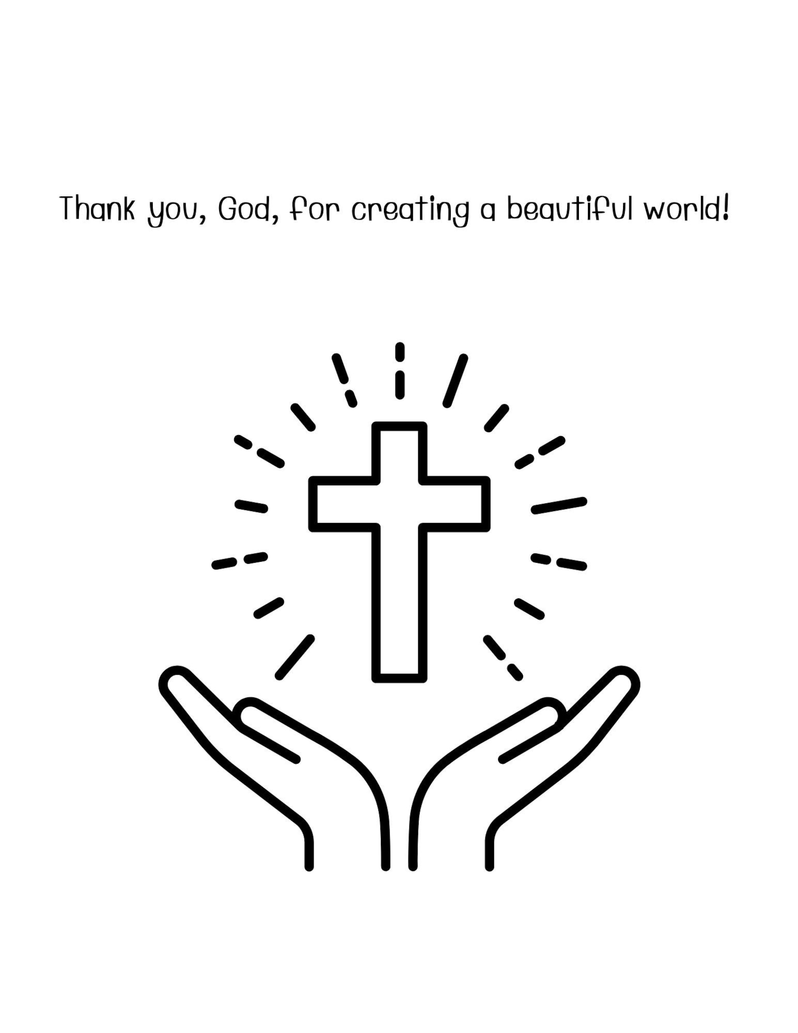 God Made Everything Christian Coloring Book - Etsy