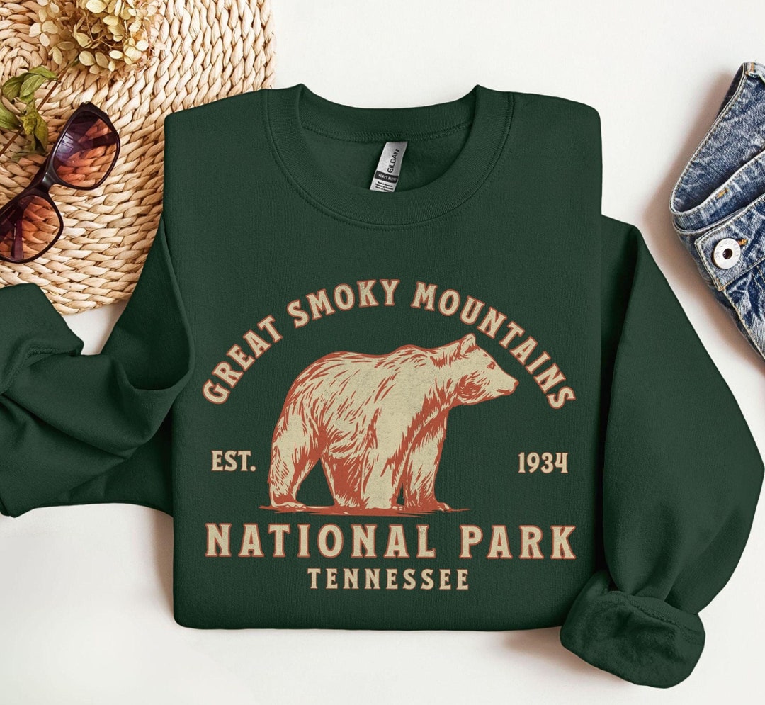 Great Smoky Mountains Sweatshirt, Tennessee Sweater, Nature Enthusiast ...
