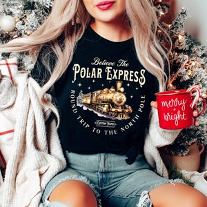 Custom Polar Express Shirt, Family Matching Christmas Shirt, Group ...
