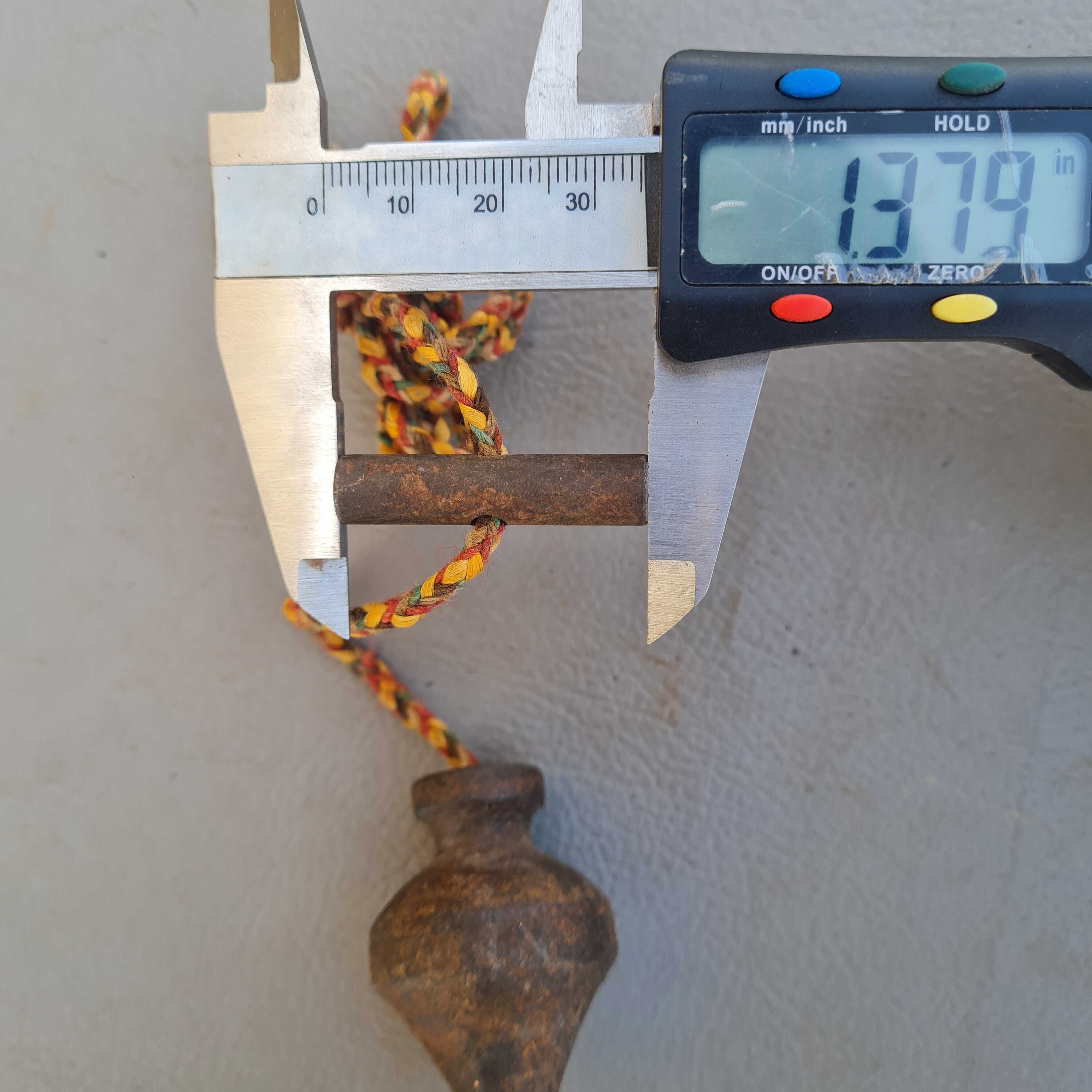 Rare Antique Vintage Iron Plumb Bob Leveling Measuring Carpenter Tool ...