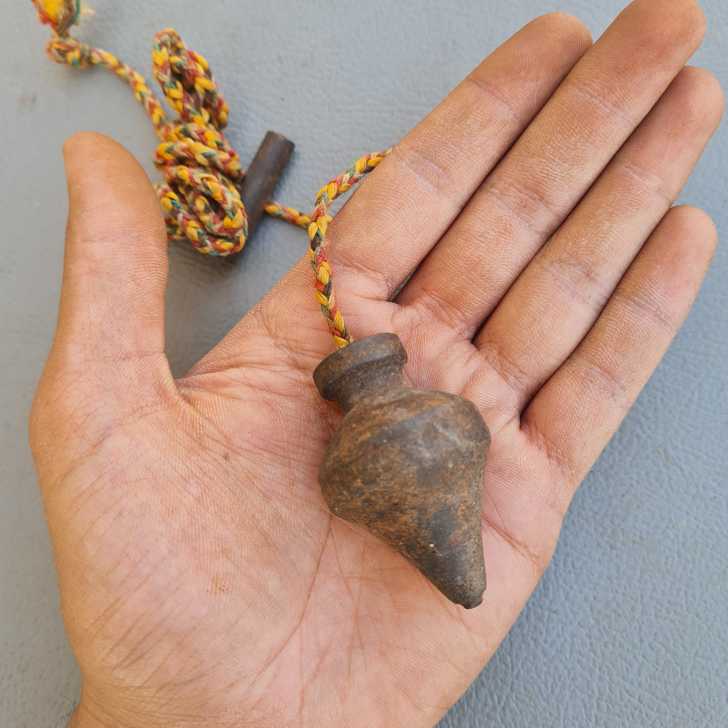 Rare Antique Vintage Iron Plumb Bob Leveling Measuring Carpenter Tool ...