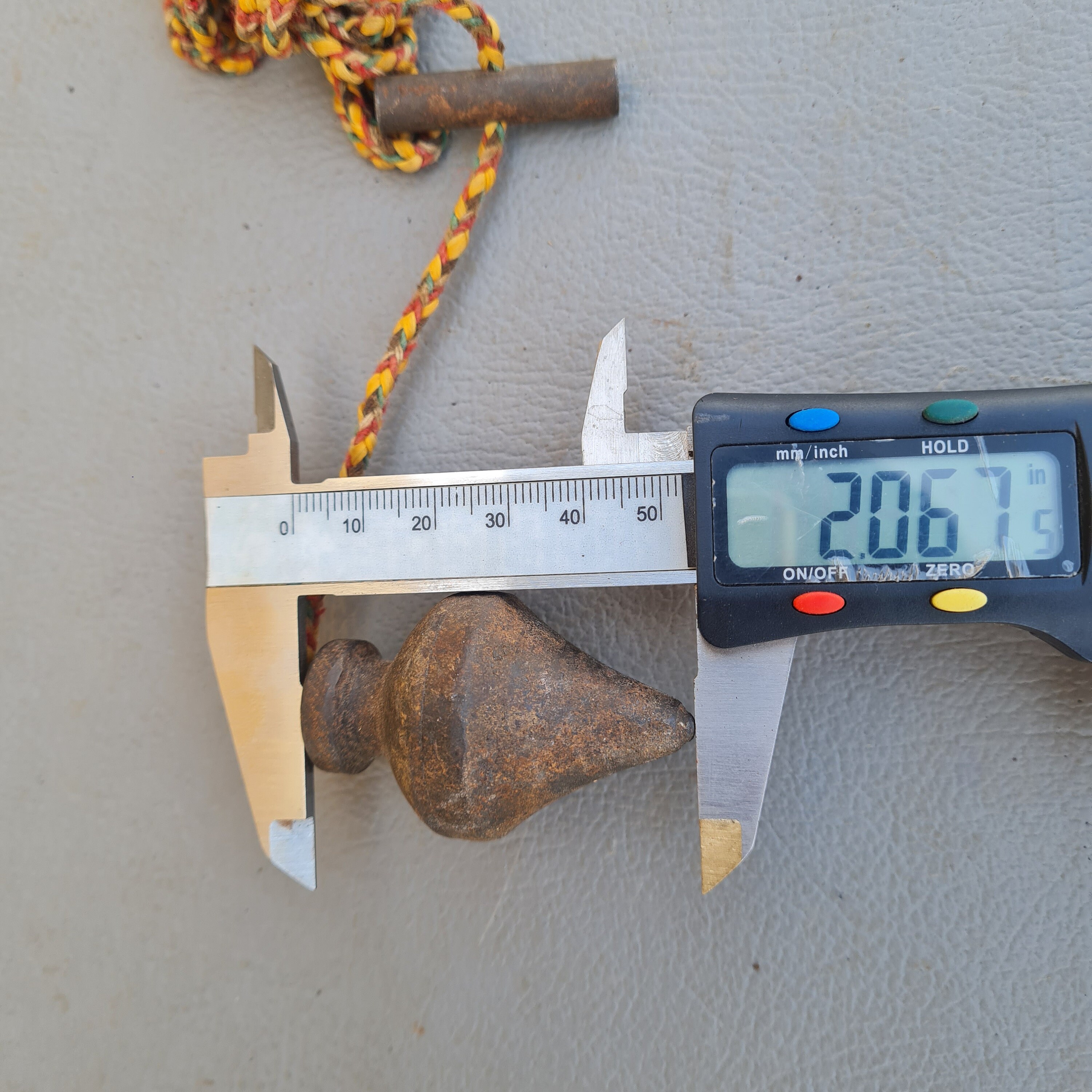 Rare Antique Vintage Iron Plumb Bob Leveling Measuring Carpenter Tool ...