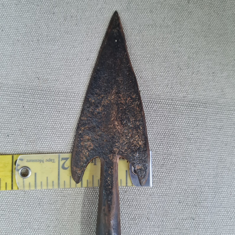 Antique Double Fluted Hand Forged Whaling / Fishing Harpoon Spear Tip ...