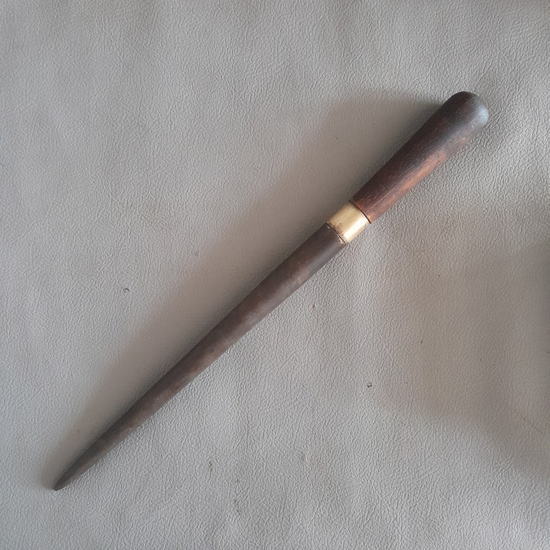 Vintage Iron Marlin Spike Rope Splicing Draw Bore Sailmaker Pricker ...