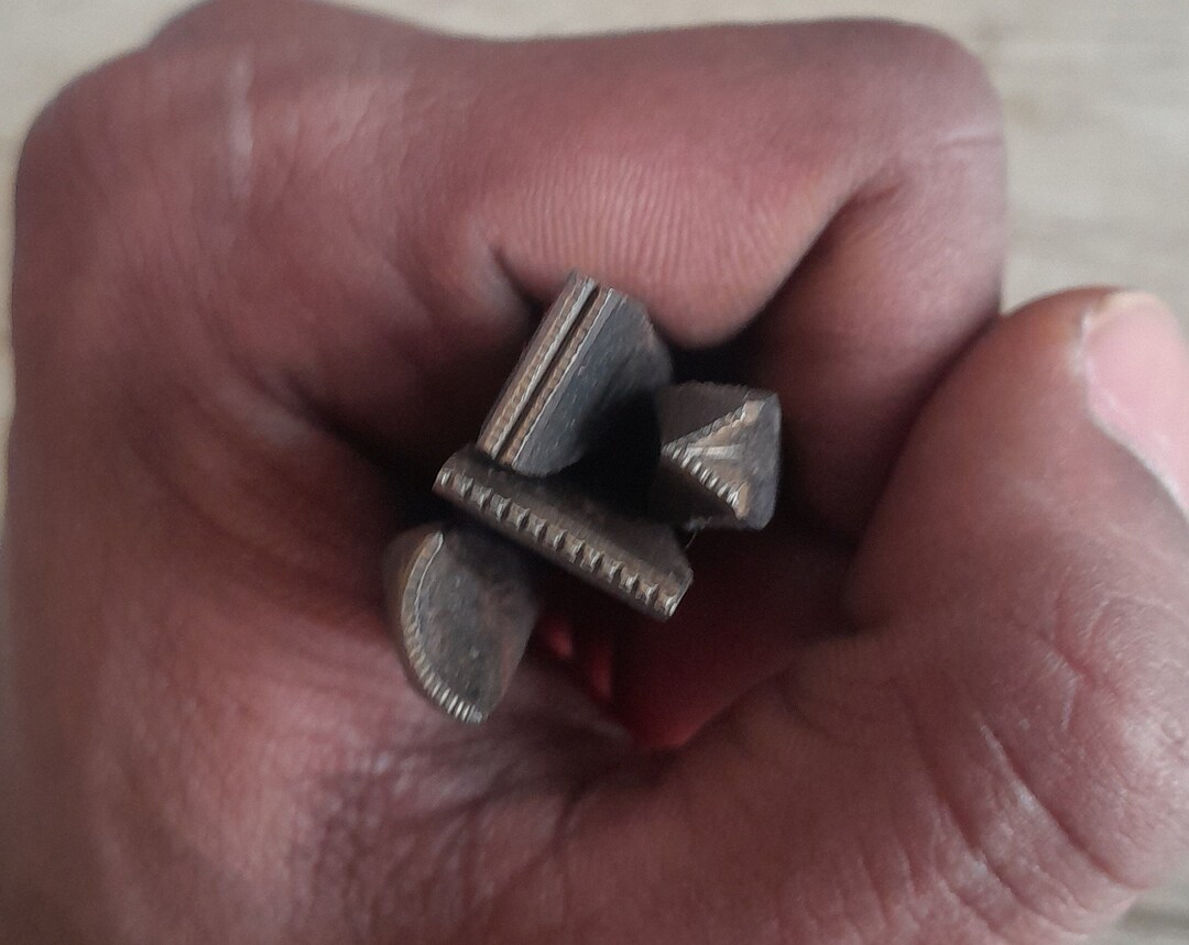 Vtg Steel Fine Design Indian Symbol Jeweler Silversmith Metal Punch ...