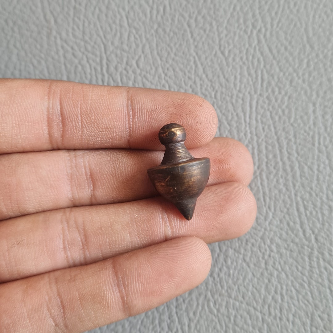 VTG Antique Miniature Brass Plumb Bob Leveling Measuring Carpenter Tool ...