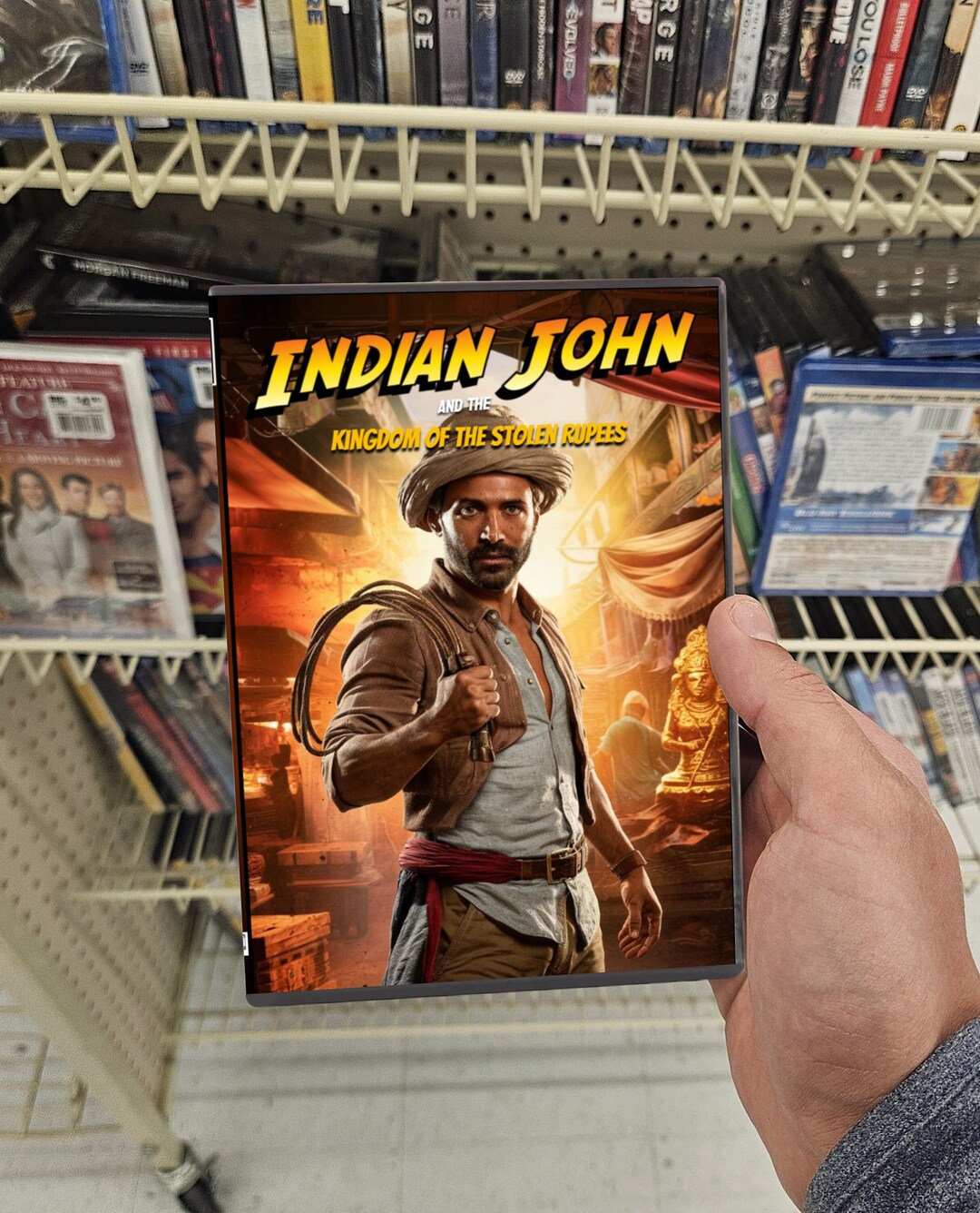 Prank DVD indian John Fake Movie Funny Gag Gift DIY Digital Download ...