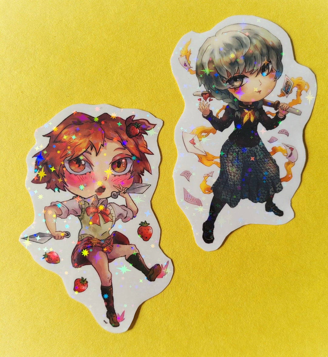 Persona 4 Yosuke Hanamura and Yu Narukami Stickers 4" - Etsy