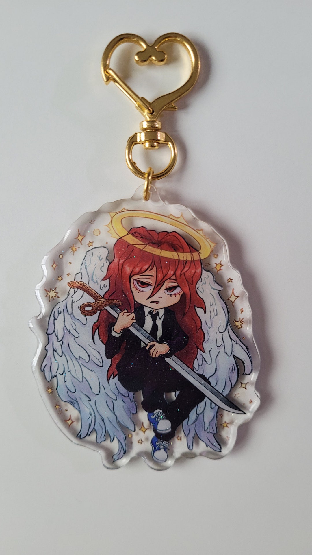 Angel Devil Keychain - Etsy
