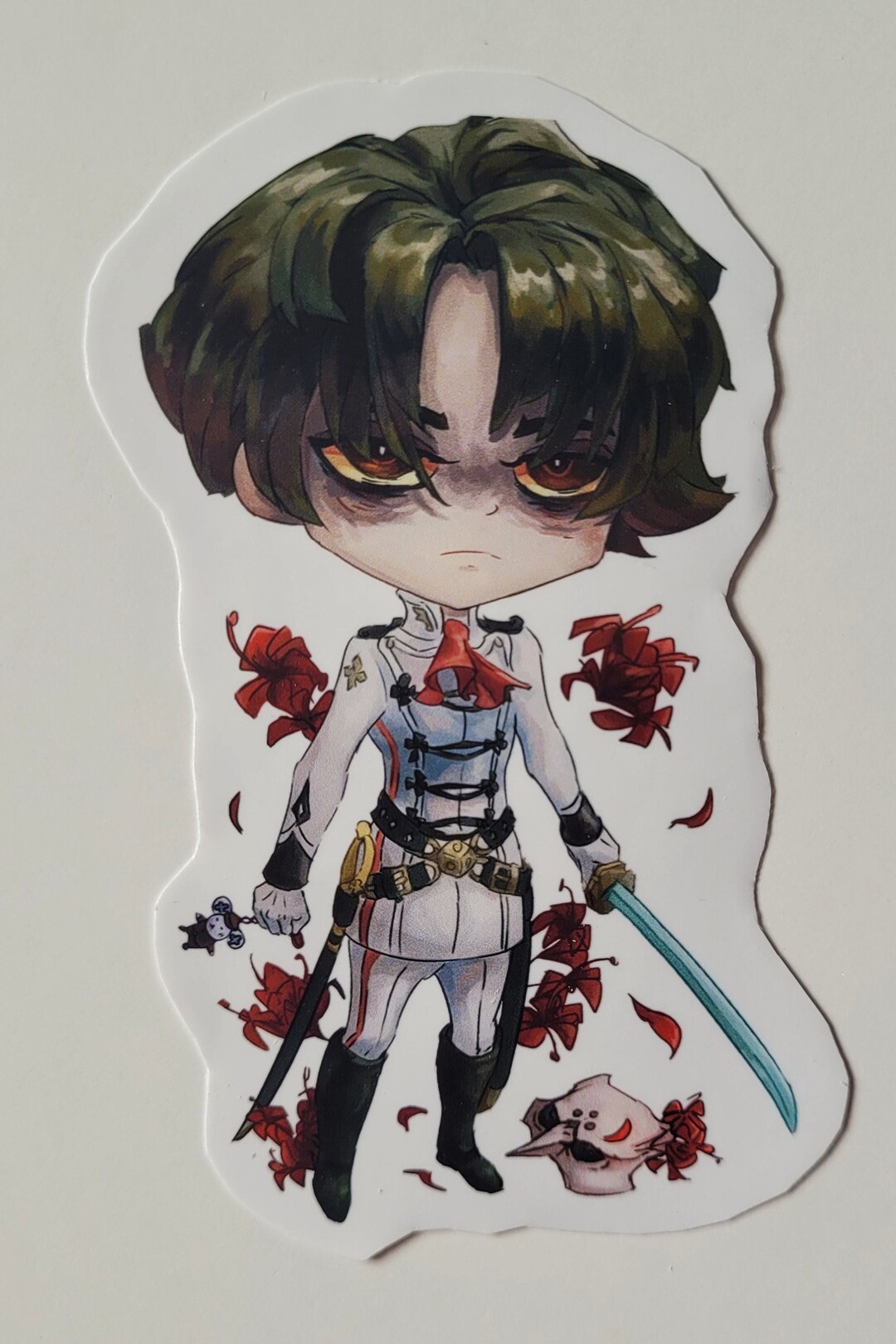 Kazuma Asogi- Ace Attorney Matte Sticker - Etsy