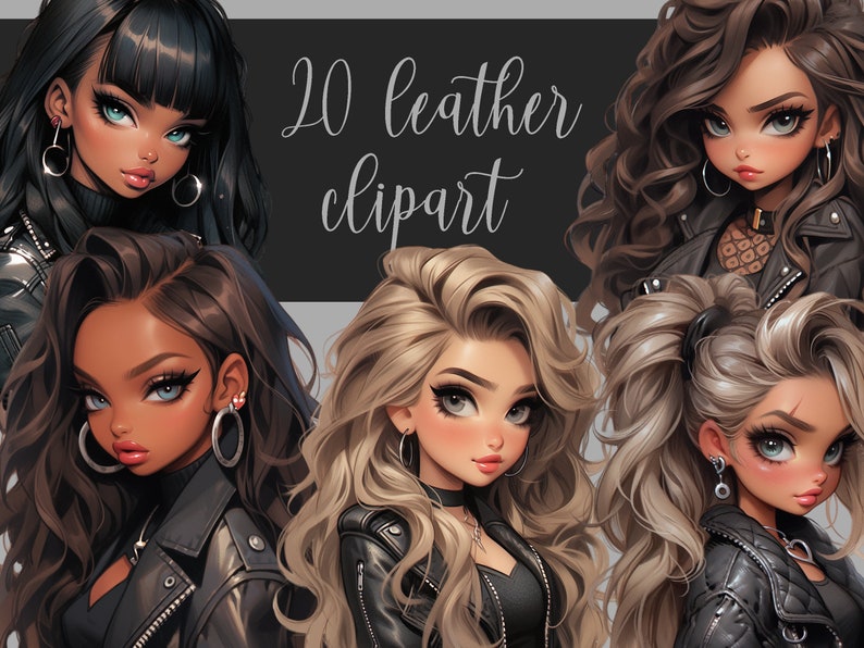 20 Cute Clipart Package PNG Rock Gothic Girl Cute Clipart - Etsy