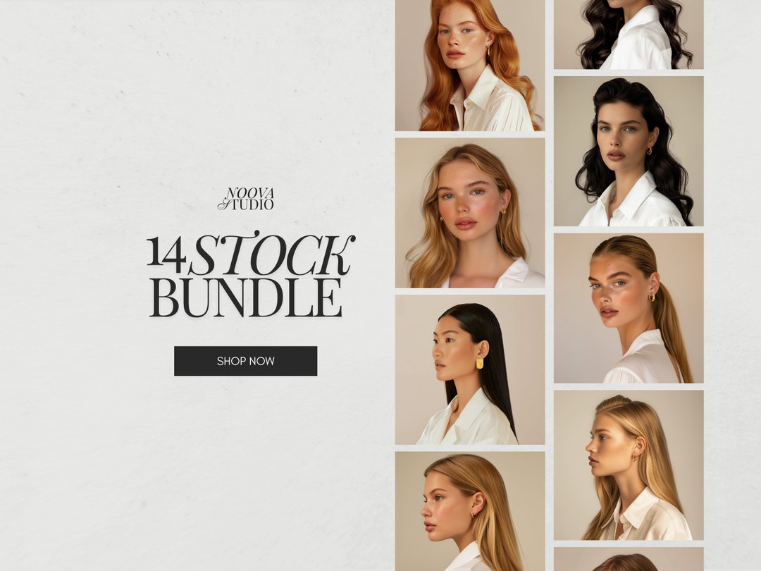 Photos Bundle- Minimaliststic Model Stock, Jewelry Stock, Beauty Stock ...