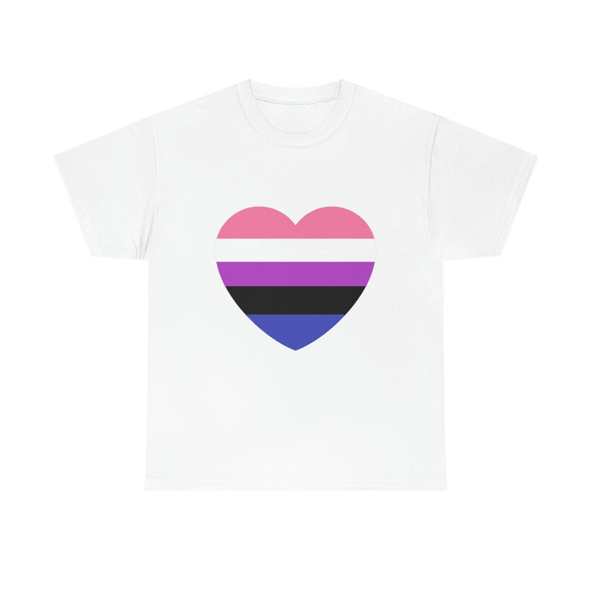 Genderfluid Heart T-shirt - Etsy