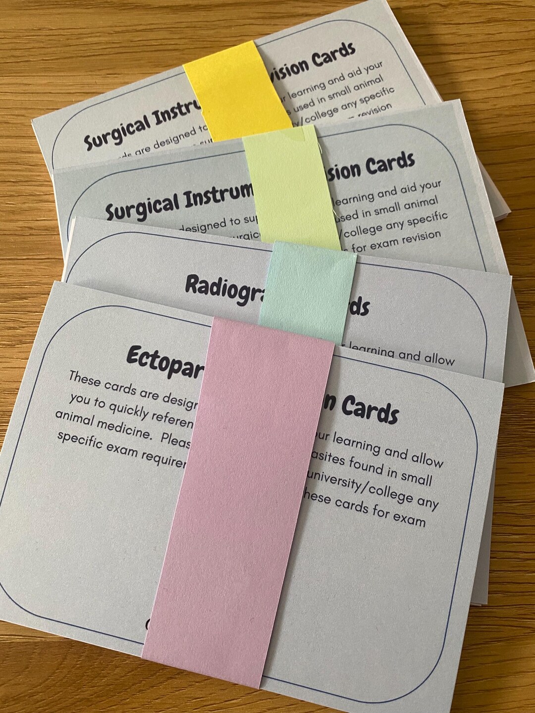 Vet Nurse OSCE Flashcard Set - Etsy