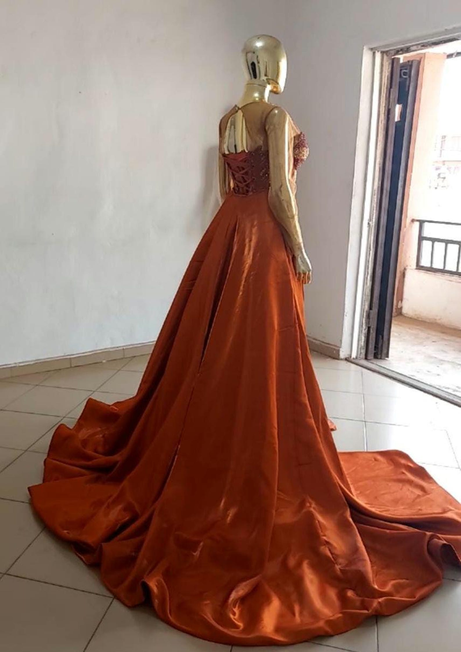 Reception Gown, Lace Gown, Sample Lace Dress, African Classy Gown ...