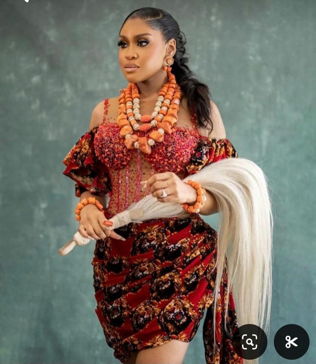 African Bride,isiagu for Trad,,igbo Attire,isi Agu Dress, Marriage ...