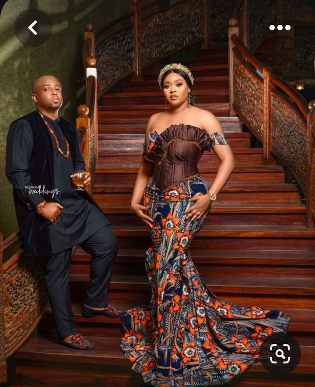 African Couple Wears,ankara Couple Outfit, Ankara Classy Wedding ...