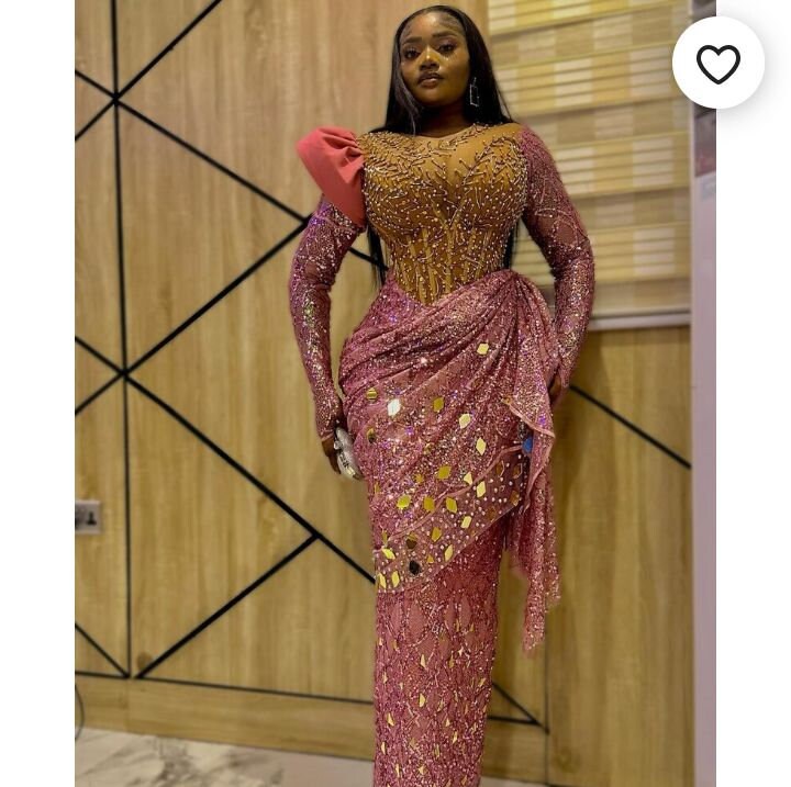 African Wears, Lace Gown, Sample Lace Dress, African Classy Gown ...