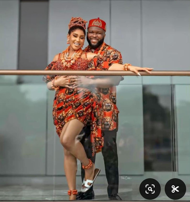African Bride,isiagu for Trad,,igbo Attire,isi Agu Dress, Marriage ...