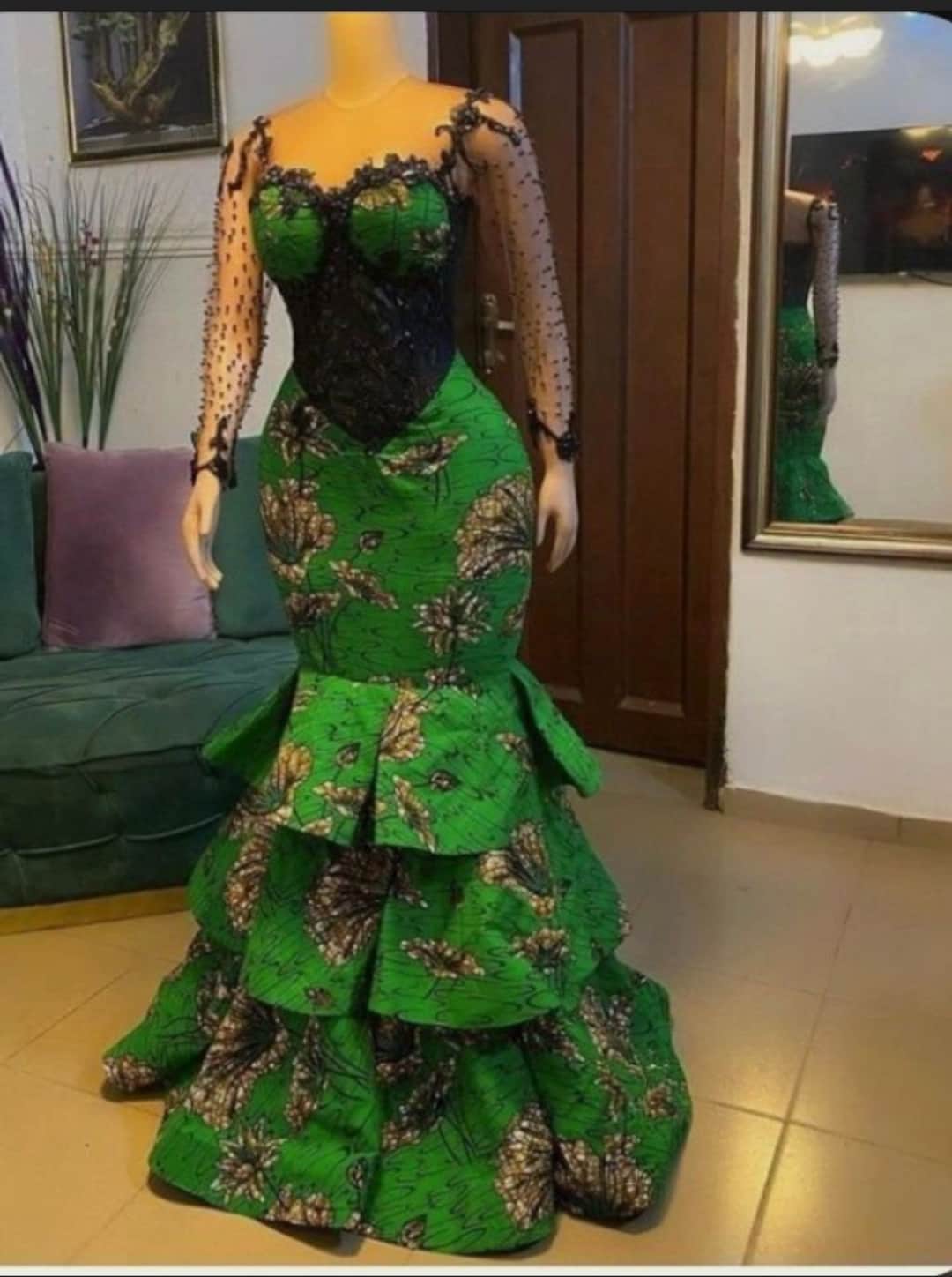 African Wears, Ankara Gown, Ankara Simple Dress,ankara Short Gown ...