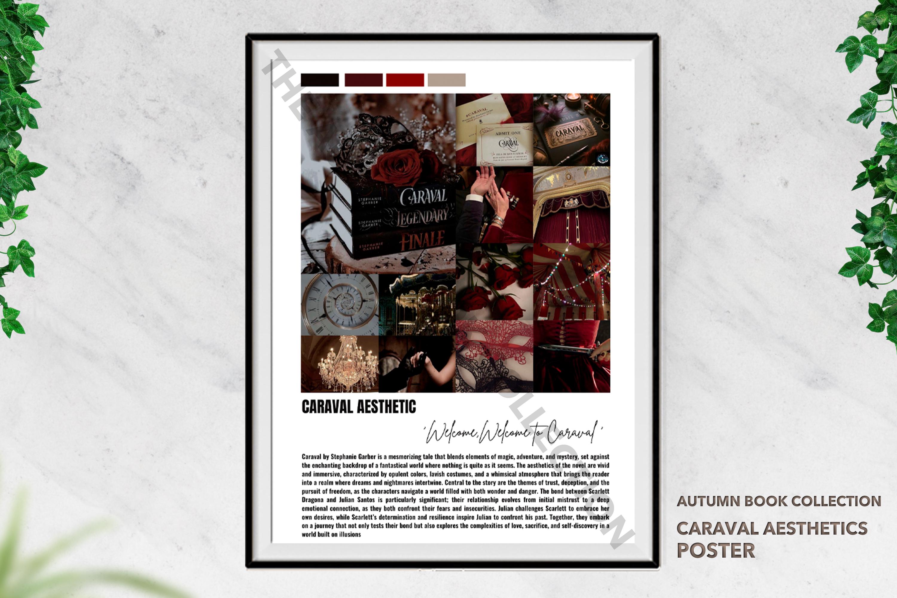 Caraval Trilogy Poster - Caraval Series Aesthetic | Fantasy Reader Wall ...