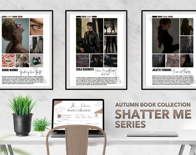 Aaron Warner by Tahereh Mafi Poster - Digital Download, Poster, Wall ...