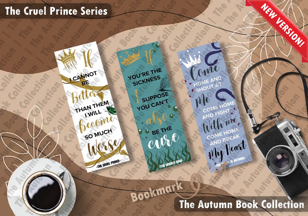 The Folk of the Air Series the Cruel Prince Bookmarks Holly Black ...