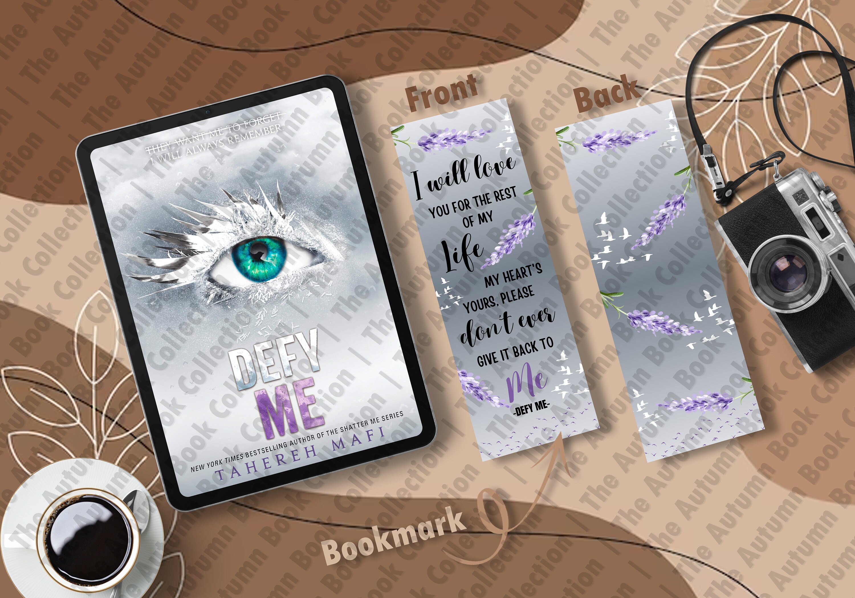 Shatter Me Series Bookmarks - Shatter Me | Ignite Me | Tahereh Mafi ...