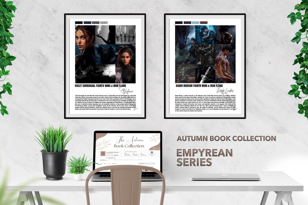 Empyrean Series Posters - the Fourth Wing Posters | Xaden Riorsen ...