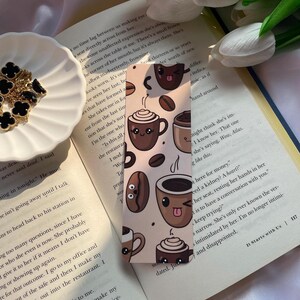 Coffee Bookmark - Coffee Lover | Cute Coffee Bookmark |cute Bookmark ...