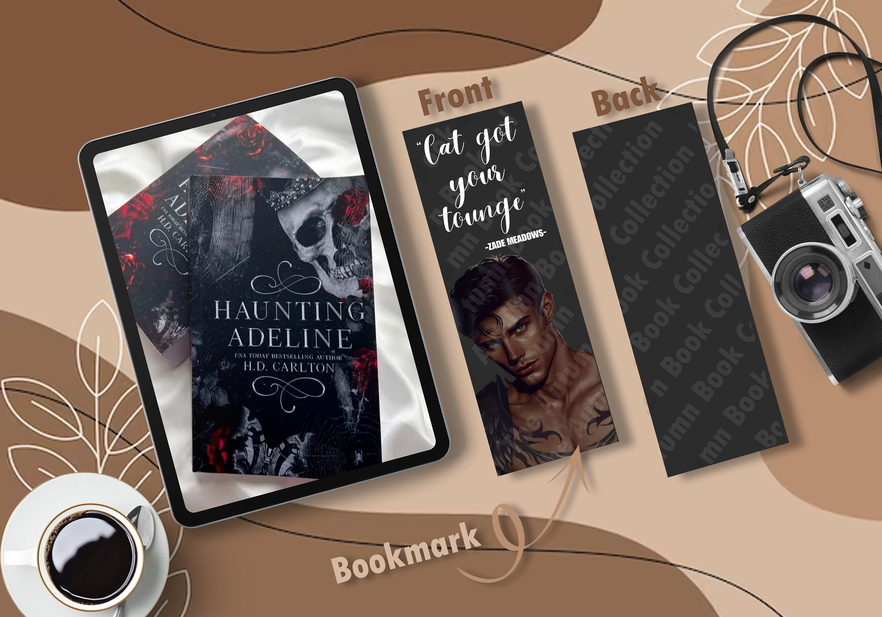 Zade Meadows Bookmarks - Haunting and Hunting Adeline Bookmarks ...