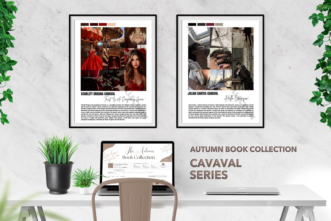 Caraval Posters - Julian Santos Poster | Scarlett Dragna Poster ...