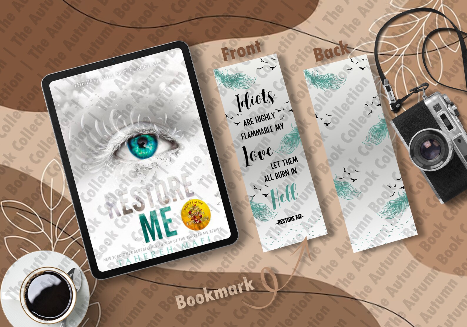 Shatter Me Series Bookmarks - Shatter Me | Ignite Me | Tahereh Mafi ...