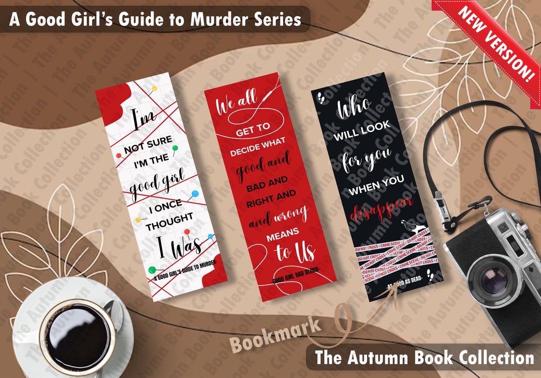 Good Girl's Guide to Murder Bookmarks A Good Girl's Guide to Murder ...