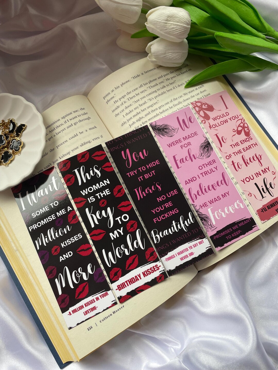 The Lancaster Prep Series Bookmarks - A Million Kisses in Your Lifetime ...