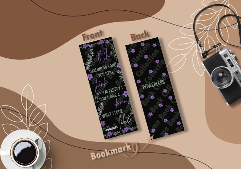 The Powerless Series Bookmarks - Powerless Bookmark | Powerful Bookmark ...