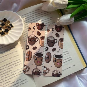 Coffee Bookmark - Coffee Lover | Cute Coffee Bookmark |cute Bookmark ...