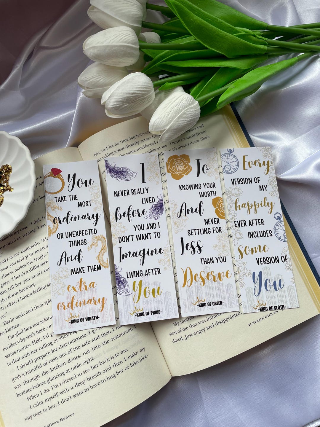 King of Sins Bookmarks - King of Greed | King of Wrath | King of Greed ...