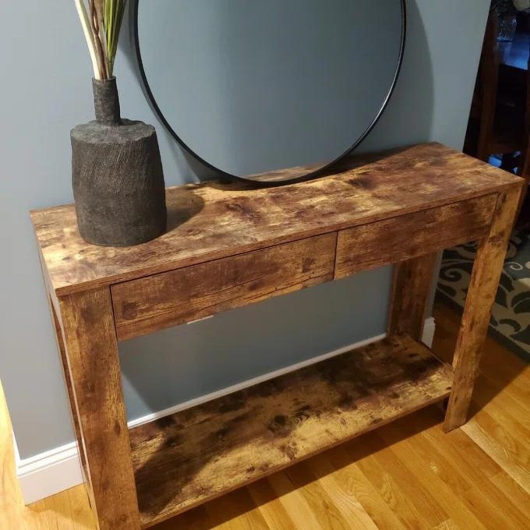 Entryway Sidetable Narrow Table Farmhouse Entryway Console - Etsy