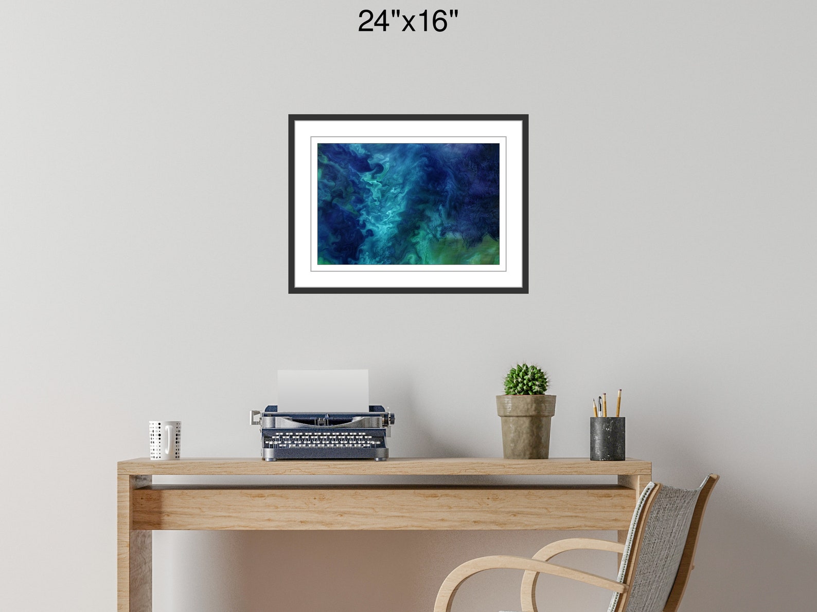 Ocean Water Art Print, Coastal Decor, Sea Art Print, Nautical Art ...