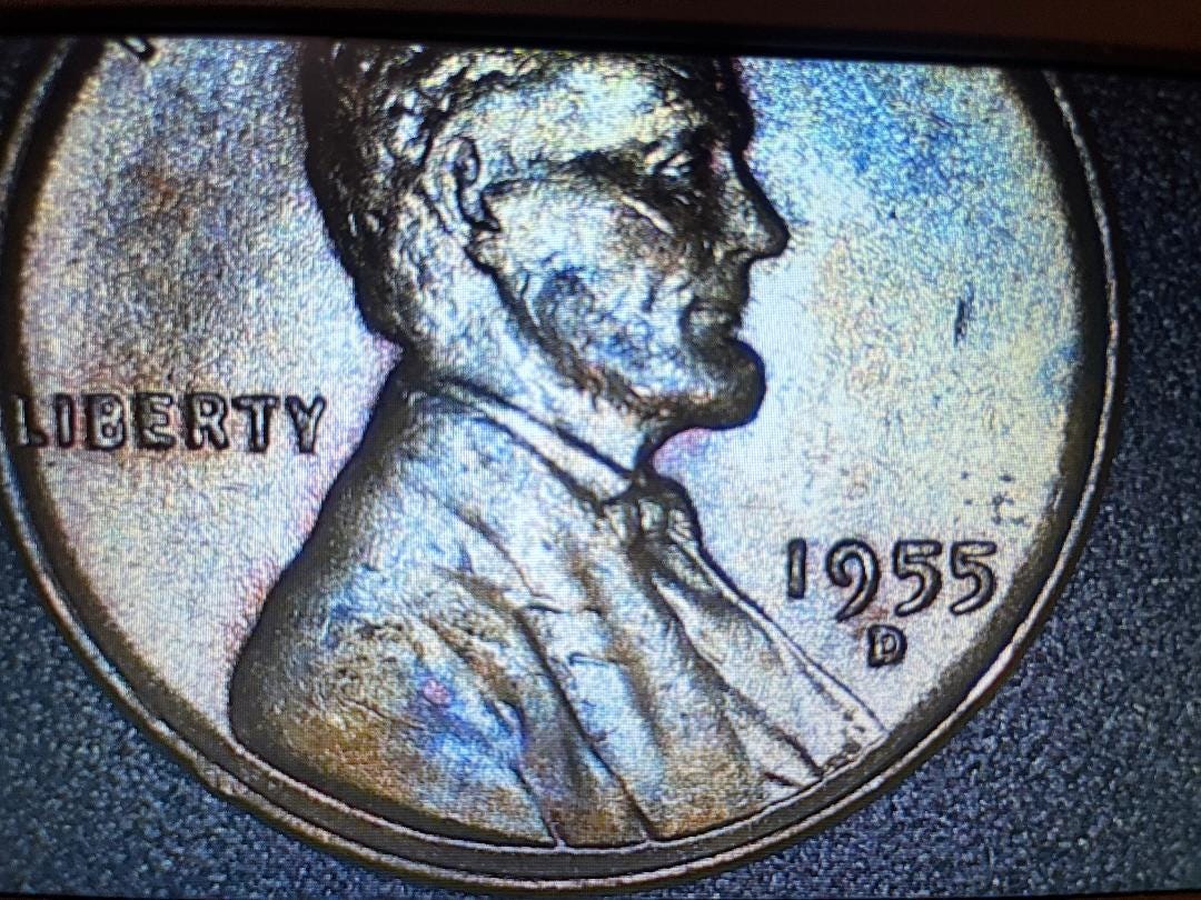 1955 D Lincoln Wheat Penny. Dazzling Patina, Excellent Condition - Etsy