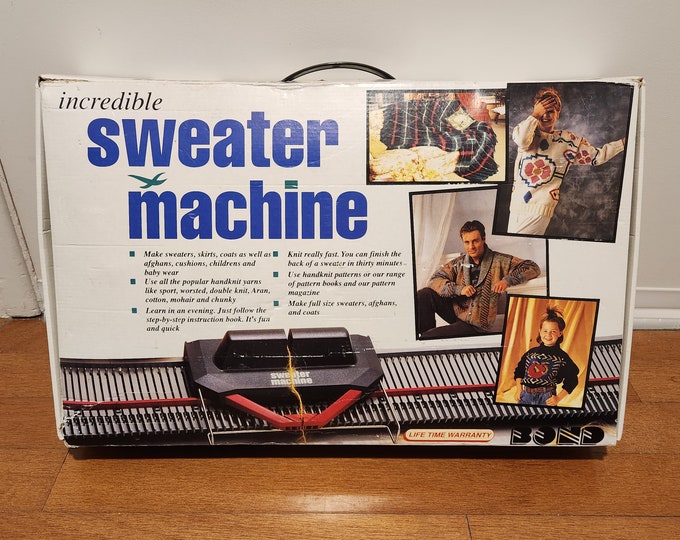 Bond Incredible Sweater Knitting Machine - Complete in Box - Etsy
